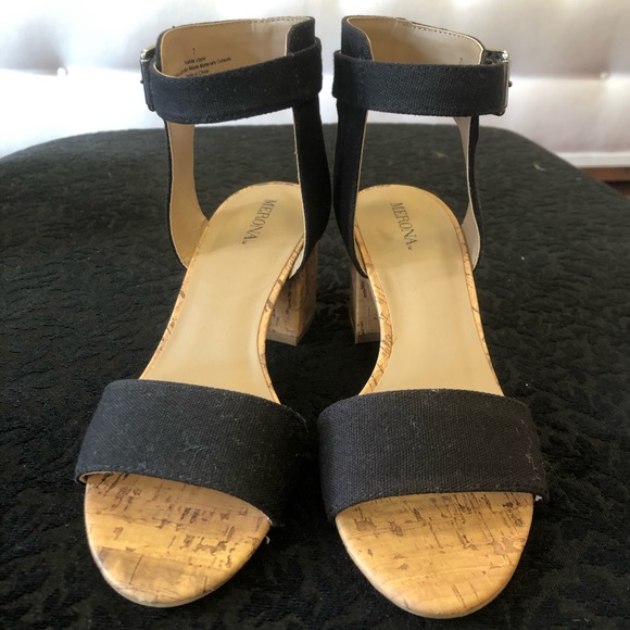 Merona | Shoes | Merona Black Sandals | Poshmark